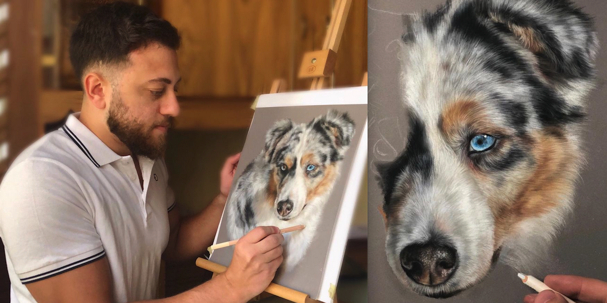 Hanna Asfour, l’artista che trasforma cani e gatti in opere d’arte ...
